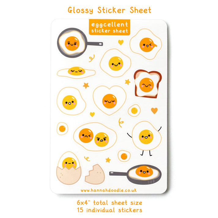Egg Sticker Sheet – hannahdoodle